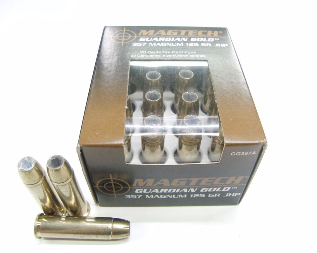 357 Mag MAGTECH 125gr JHP ERVA Guardian Gold 20 pcs Magtech # GG357A ...
