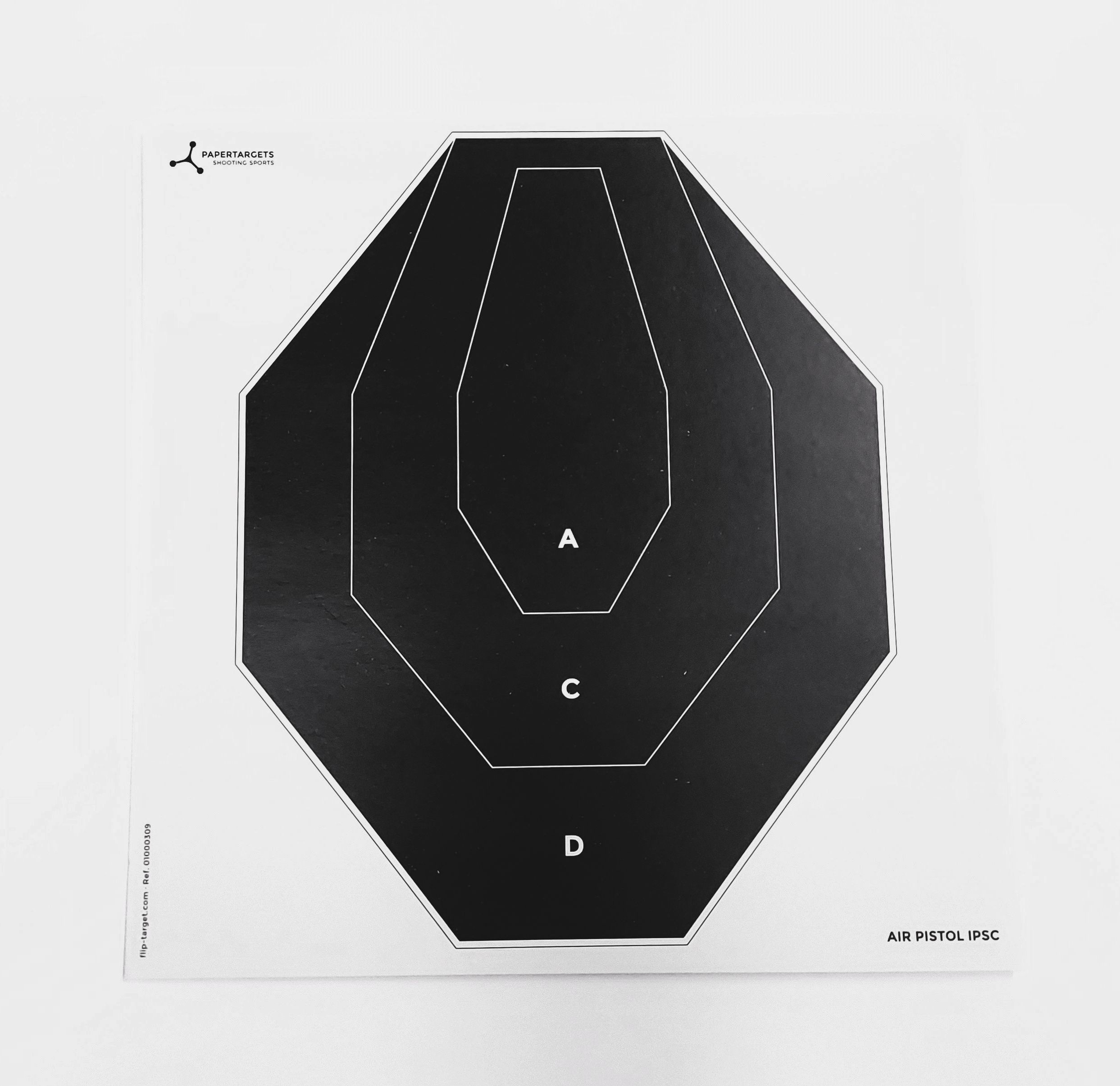 IPSC Air Pistol target 20 x 20cm 50kpl IPSC Taulu - Aawee.fi verkkokauppa